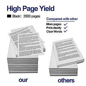 (1 Pack,Black) TN760 TN-760 Compatible Toner Cartridge Replacement for Brother DCP-L2550DW MFC-L2710DW MFC-L2750DW MFC-L2750DWXL HL-L2350DW HL-L2370DW Toner Cartridge Printer