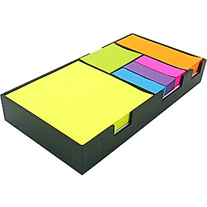 4A Sticky Note Bundle Set, Colored Rectangular Notes and Index Flags Organizer, Gifts for Students and Teachers! 100 Sheets/Pad, 6 Pads/Set, 600 Sheets/Set, 4A BS 1801