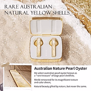 ELLA'S EARS Jewelry Style Wireless Earbuds Bluetooth Noise Canceling Headphones Effortless Setup Bluetooth Earphones with Mic 100 Hrs Play Time Headset for Christmas