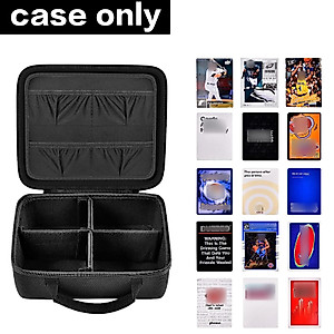 1600+ Large Card Game Case, Trading Card Storage Holder Box Compatible with Football Cards/for Card Against Humanity/for Magic The Gathering/for PM cards packs & All Expansions (Box Only)