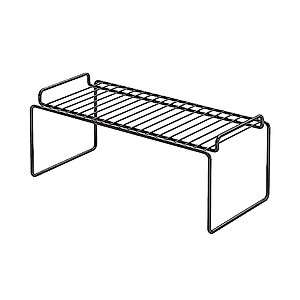 ＫＬＫＣＭＳ Spice Seasoning Rack Bathroom Organizer Multipurpose under Sink Shelf Cabinet Basket Organizer for Shower Kitchen Countertop Bathroom, L Black