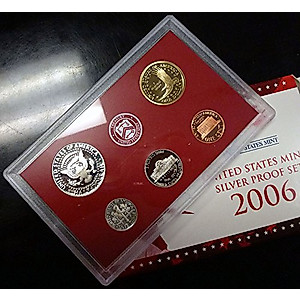 2006 S Silver Proof Set, may have natural toning on silver Various US Mint Proof