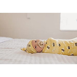 Copper Pearl Large Premium Knit Baby Swaddle Receiving Blanket Honeycomb