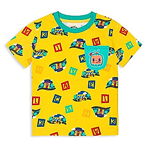 CoComelon JJ Toddler Boys 3 Pack Graphic Raglan T-Shirts 4T Multicolor