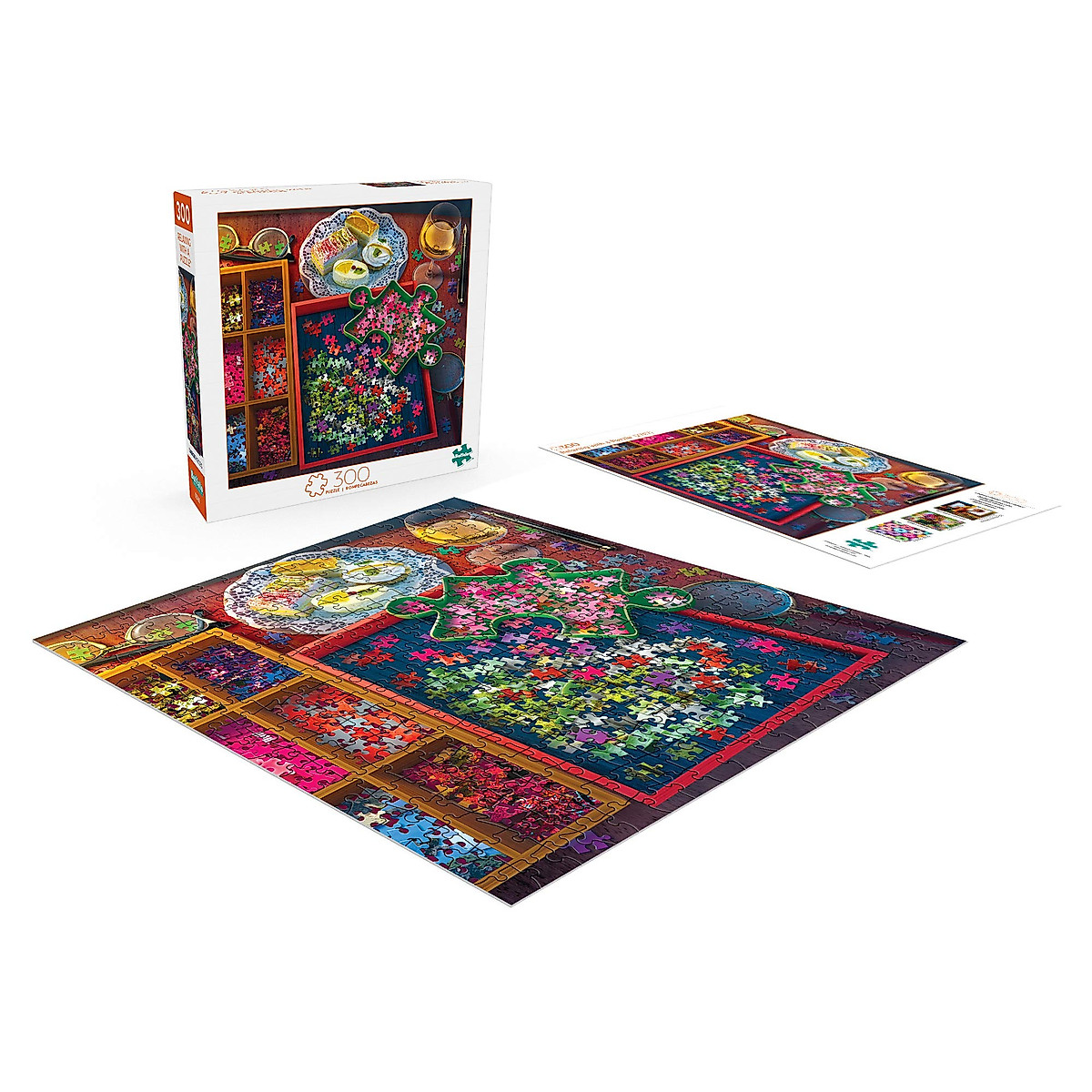 Buffalo Games - Relaxing with a Puzzle - 300 Large Piece Jigsaw Puzzle