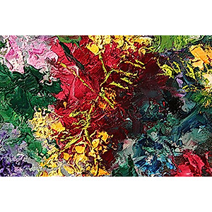 (SOLD) Bounteous Blooms - HUGE floral still life by Andre Dluhos