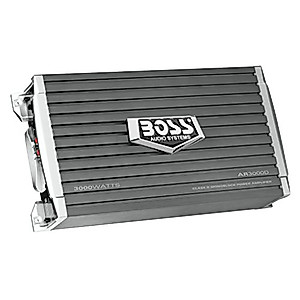 BOSS Audio Systems AR3000D Class D Car Amplifier - 3000 Watts, 1 Ohm Stable, Digital, Monoblock, Mosfet Power Supply