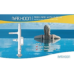 MAKHOON Pool Cleaner Part K30, A20 Feed Pipe Assembly w/Elbow, Head Float Replacement kit for 280 Pool Cleaner