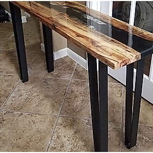 Hairpin Legs (Single Leg) (Size Ranges: 8" to 27") (1.5" Wide - 3/16" Thick Metal) U Shape Legs, U shape Legs, Coffee Table Legs, Furniture Legs, Bench Legs, Desk Leg, Industrial Modern, Home, DIY
