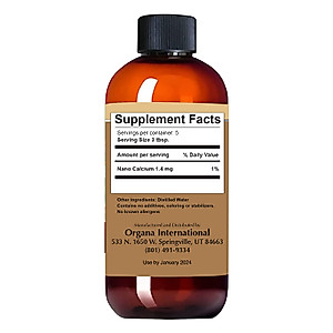 Organa Pure Crystalline Liquid Calcium Supplement - 30 PPM - Colloidal Minerals