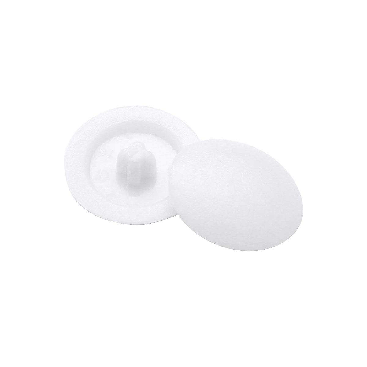 dPois 100Pcs Plastic Self-Tapping Phillips Screw Cap Hole Plugs Dust Proof Covers for Screw White 11mm