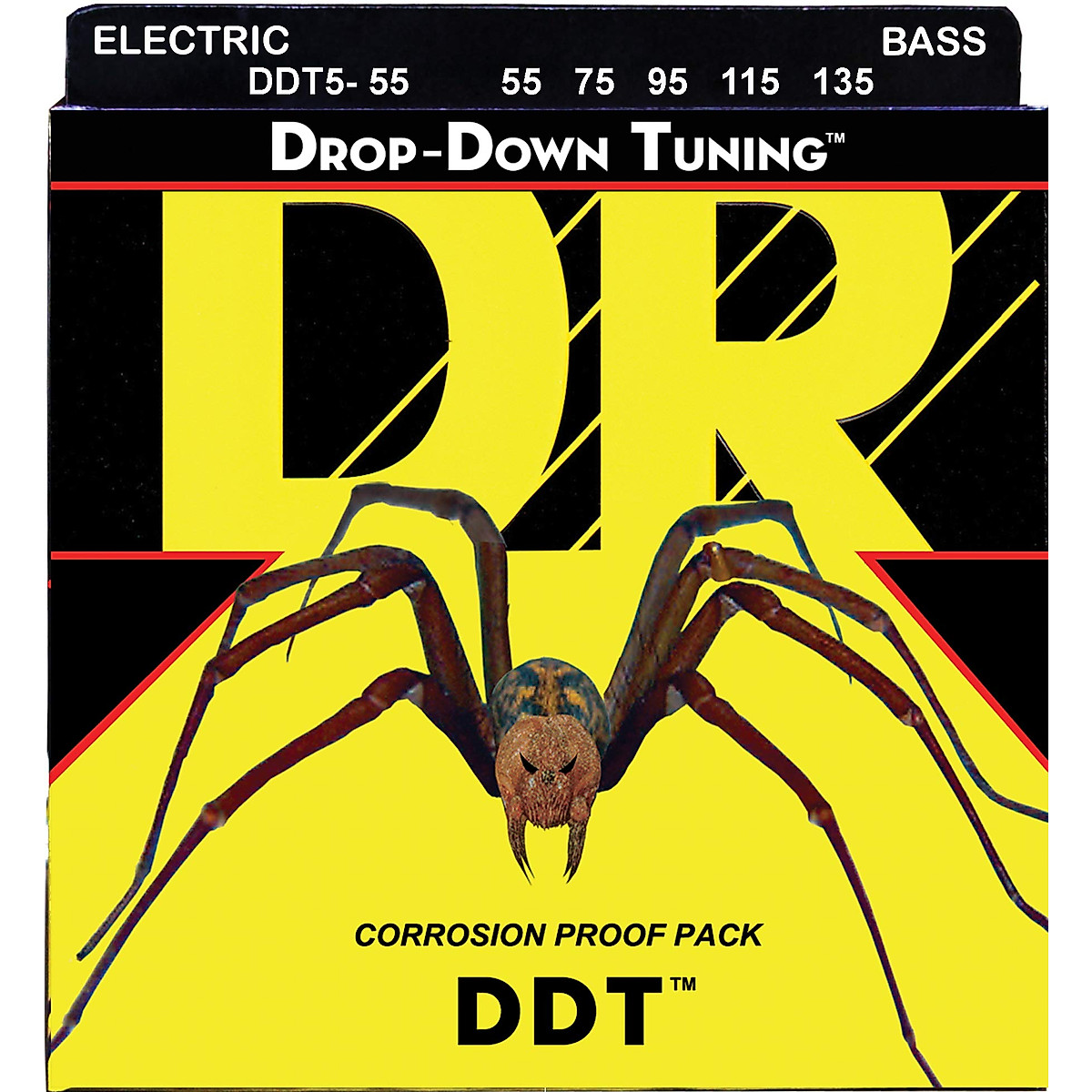 DR Strings DDT Acoustic Guitar Strings (DDT5-55)