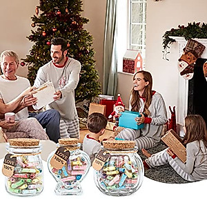 XHDAI Capsule Letters Message in a Bottle Glass，Capsule Message Pills/Love Letter/Cute Gifts Ideas for Boyfriend/Girlfriend. (Transparent 60PCS)