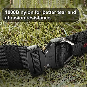 Quarax Tactical Battle Belt with Accessories - Molle Airsoft Belt Set with Holster and Mag Pouches, Utility Duty War Combat Belt for Military/Law Enforcement/Security/MilSim/Hunting/Shooting Range