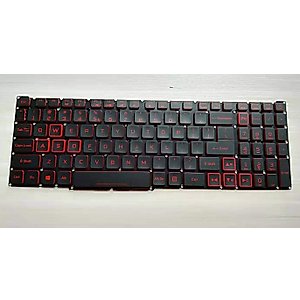 EJTONG New for Acer Nitro 5 AN515-54 AN715-51 AN515-54-71FT AN515-54-72B7 AN515-54-50AF AN515-54-55YM AN515-54-58YY Laptop US Backlit Gaming Keyboard