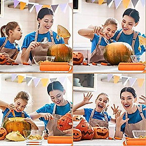 CRMPro 8 Pieces Pumpkin Carving Kit, Stainless Steel Pumpkin Carving Tools with Carrying Case for Kids & Adults Easily Carve Sculpt Halloween Jack-O-Lanterns