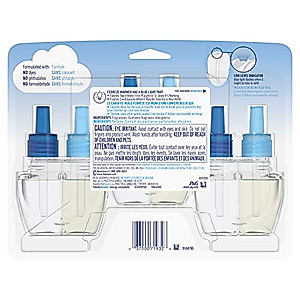 Febreze Plug in Air Fresheners, Ocean, Odor Fighter for Strong Odors, Scented Oil Refill (3 Count)