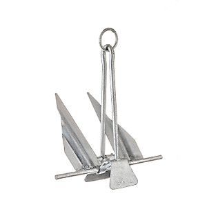 Seachoice Utility Anchor w/ Slip Ring, Size 7E, Galvanized Steel