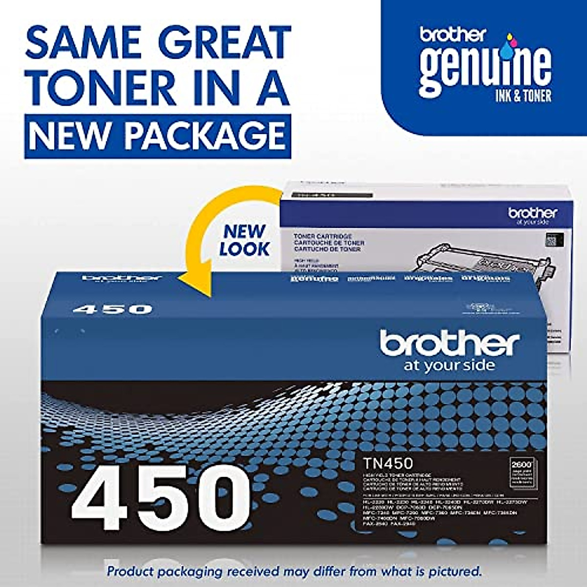 Brother TN450 Toner Cartridge (Black) in Retail Packaging BRTTN450