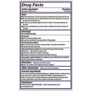 Systane Complete Lubricant Eye Drops, 0.34 Fl Oz, 2 Count (Pack of 1)