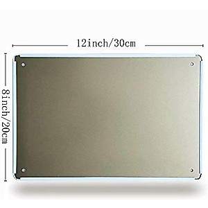 Tin Sign 1924 Prescription for Whiskey During Prohibition Vintage Look Metal Tin Sign 12X8 Inches Club Restaurant Gift Vintage