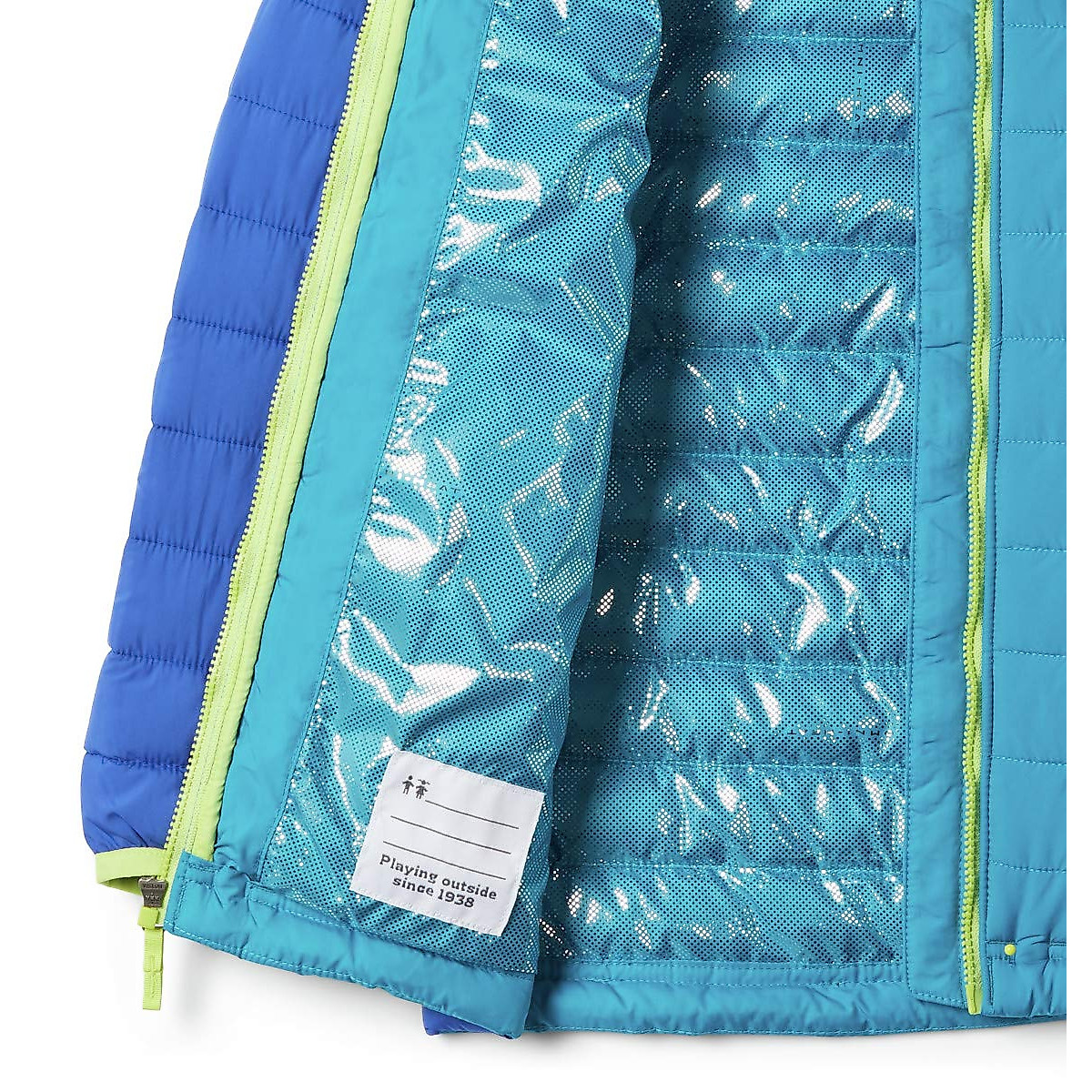 Columbia Powder Lite Girls Hooded Winter Jacket, Water Repellant