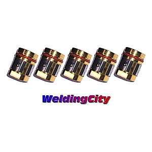 WeldingCity Pack of 5 Nozzle Adapter 169729 for Miller MIGmatic M-25 M-40 and Hobart H-series MIG Welding Guns MIG Guns