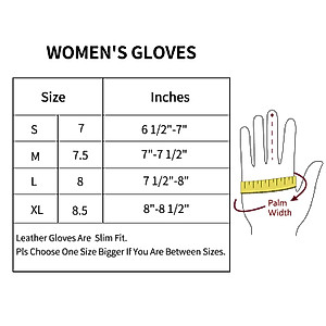 FIORETTO Womens Fingerless Leather Gloves Unlined Leather Driving Gloves Dancing Performance Punk Half Finger Gloves Black Medium