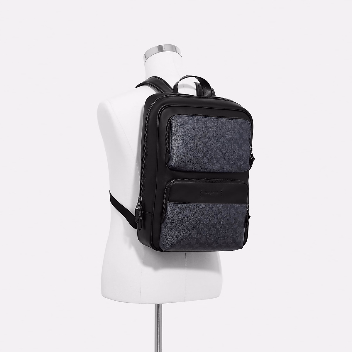 COACH Signature Gotham Backpack Ji/Charcoal/Black One Size