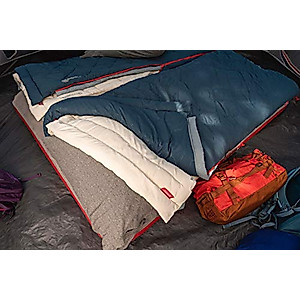 Coleman All-Weather Multi-Layer Sleeping Bag, 3 Versatile Layers for Temperatures Ranging from 0°F to 60°F, Includes No-Snag Zipper, Easy Packing, and Heat Insulation