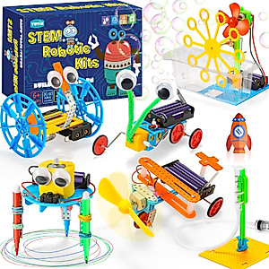 STEM Kits for Kids Age 8-10, STEM Robotics for Kids Age 8-12, Science Kits for Kids 5-7, STEM Toys for Boys Age 7 8 9 10 12 13 14 Girls Gifts, Robot Building Crafts Engineering Electric Motor Kit 6-8