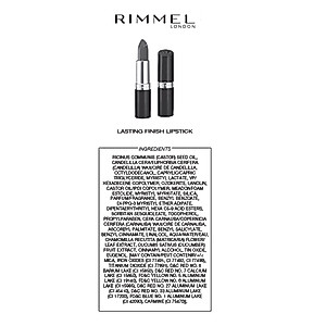 Rimmel Lasting Finish Lipstick - Up to 8 Hours of Intense Lip Color with Color Protect Technology and Exclusive Black Diamond Complex - 014, .14oz