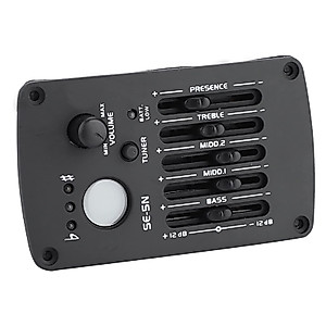 SE-5N 5 Band EQ Equalizer Pickup Tuner for Acoustic Guitar Musical Instrument