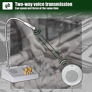 Retekess TW103 Window Speaker, Window Intercom,Independent Volume Control,Recording Function,for Travel Agency,Medical Center