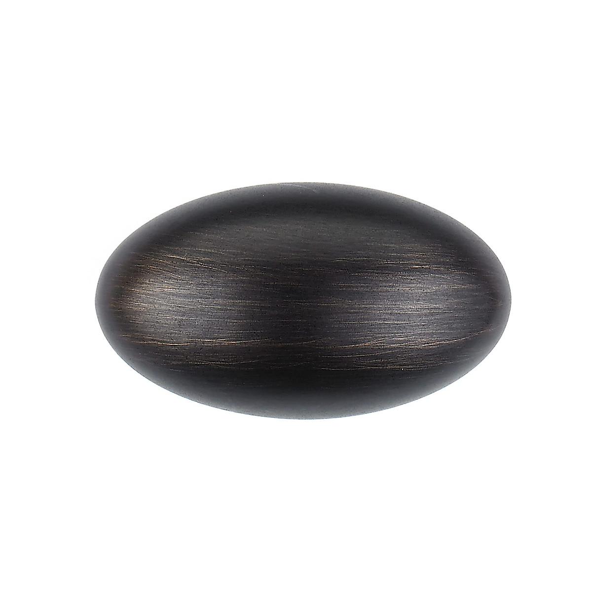 Richelieu Hardware BP444340BORB Olinville Collection 1 9/16-inch (40 mm) x 7/8-inch (22 mm) Brushed Oil-Rubbed Bronze Traditional Cabinet and Drawer Oval Knob for Kitchen, Bathroom, and Furniture