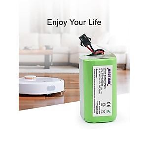 NASTIMA 14.4V 3000mAh Replacement Battery Compatible with Tesvor X500, Ecovacs N79 N79S and Eufy Robovac 11 11S MAX 15C MAX 20C 30C MAX G10 G20 G30