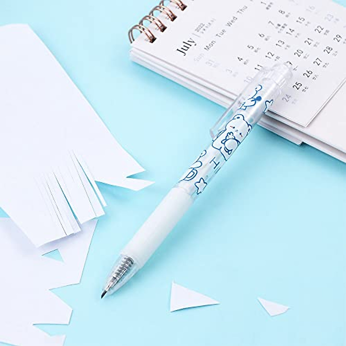 Craft Cutting Tool Paper Pen Cutter Knife,Craft Knife Pen,Retractable Push-Type Paper Precision Carving Cutting Knife