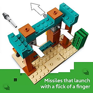 LEGO Minecraft The Illager Desert Patrol Toy Figures and Playset - Building Minecraft Toy for Kids, Boys and Girls, Ages 7+ - with 4 Figures for Pretend Play - Gift Idea for Birthdays - 21267