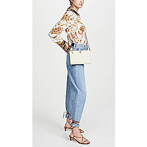 Tory Burch Women's Kira Crossbody Bag, New Cream, Off White, One Size