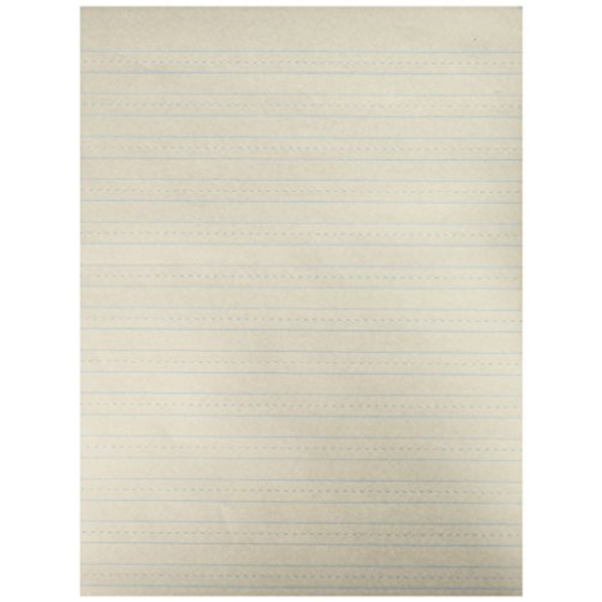 School Smart Skip-A-Line Filler Paper, Un-punched, No Margin, 8 x 10-1/2 Inches, 200 Sheets, White - 087152