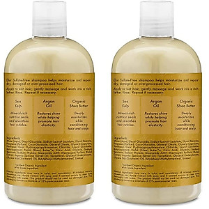 Extra Moisture Retention Shampoo - Raw Shea Butter - Repairs Dry, Damaged or Transitioning Hair - 2 Pack (379ml Each)