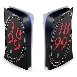 Head Case Designs Officially Licensed AC Milan 1899 Oversized Art Vinyl Faceplate Sticker Gaming Skin Decal Cover Compatible with Sony Playstation 5 PS5 Digital Edition Console