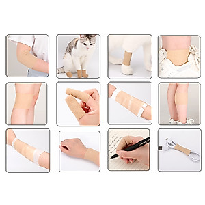 24 Pack Breathable Self Adherent Wrap, Athletic Elastic Non Woven Cohesive Bandage – for Sports, First Aid Medical, Wrist, Ankle Sprains, Swelling and Vet Wrap 2 Inch 5 Yards (Rainbow Color).