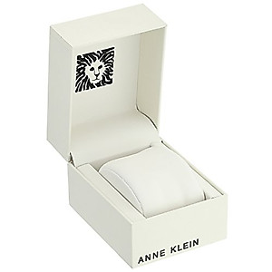 Anne Klein Women's Rose Gold-Tone and Light Pink Resin Bracelet Watch