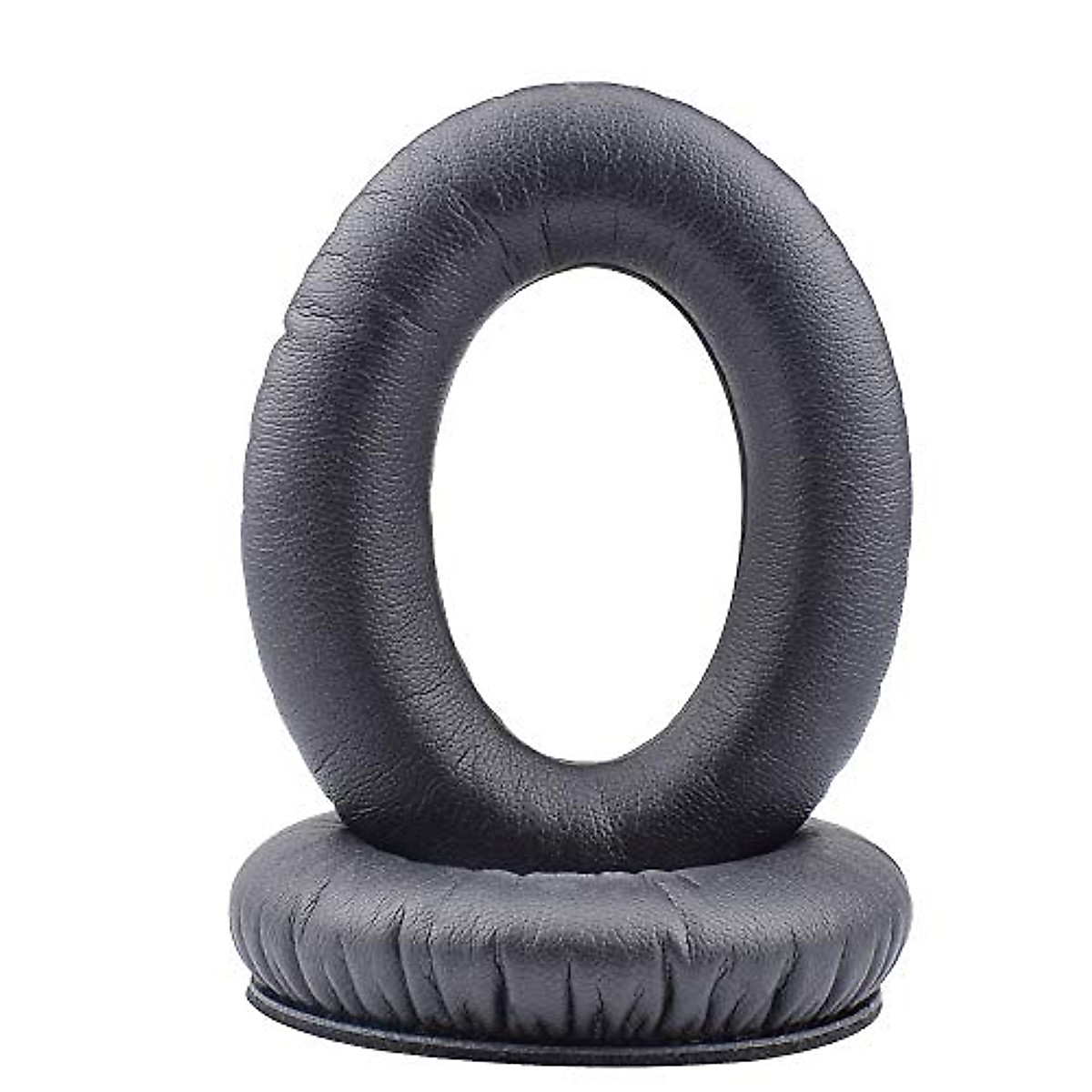 Aquelo SoundTrue Replacement Ear Cushions Soft Protein Leather Ear Pads Compatible with Bose QuietComfort25 QC35 QC35II QC25 QC15 Ae2 Ae2i Ae2W Over-Ear Headphones(Black&Blue)