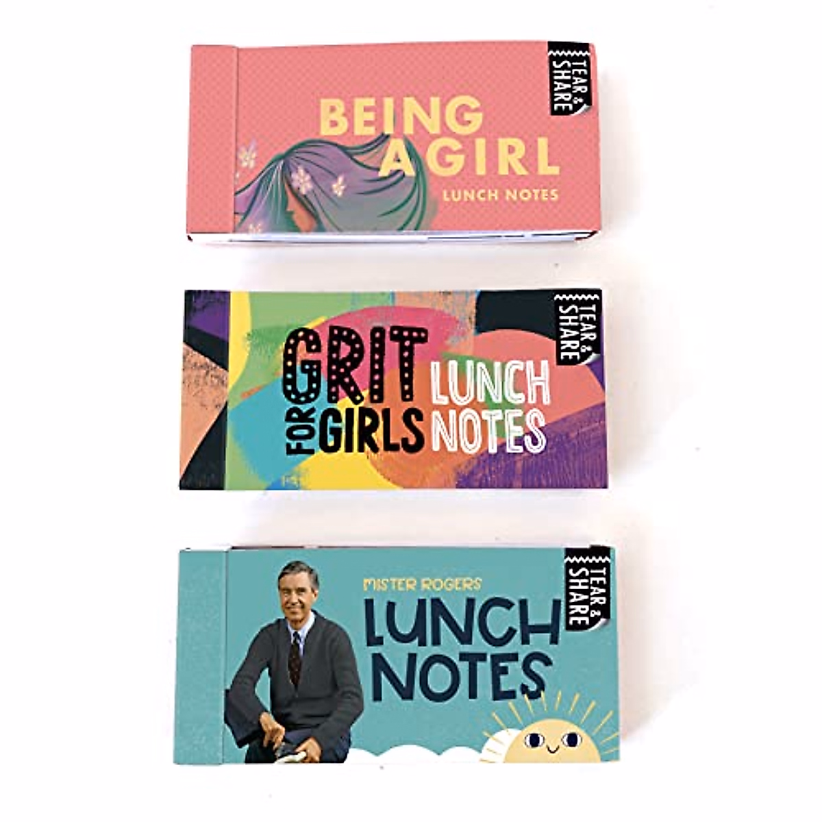 Lunch Box Notes for Girls Bundle - 3 Packs of 20 Unique Inspirational, Motivational and Kindness Note Cards