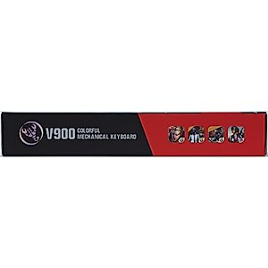 60% True Mechanical Gaming Keyboard Mouse Set, Type C Wired 61 Keys Layout Rainbow LED Backlit USB Waterproof Keyboard Anti-ghosting Keys+Lightweight RGB Mice 6400DPI for Computer/PC/Laptop/MAC(White)