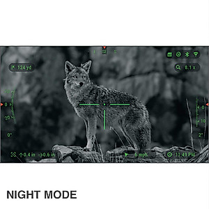 X-Sight-4k Pro 5-20x Smart Day/Night Scope w/Full HD Video rec, Smooth Zoom, Bluetooth and Wi-Fi (Streaming, Gallery & Controls)