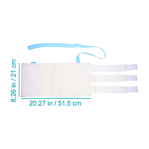 Healifty 1pc Strap Loose Leaf Binder Chest Belt Rib cage Protector Binder Clips Rib Injury Fracture Broken Rib Brace Chest Support Brace Gambrel Protective Film Medical Women's Cloth White