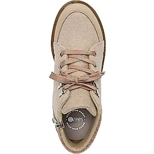 BZees Womens Brooklyn Ankle Boot, Beige, 8 US